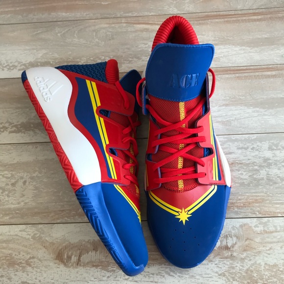 adidas | Shoes | Nwt Adidas Pro Vision Captain Marvel Mens Shoes | Poshmark
